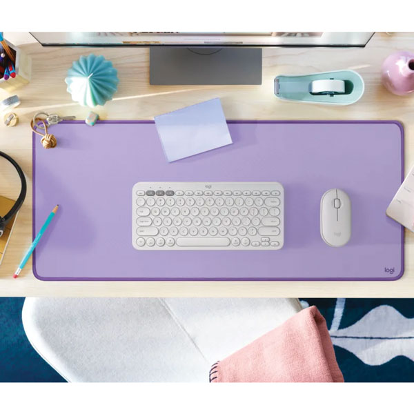 LOGITECH POP DESK MAT LAVENDER Hewsons Office Products Depot