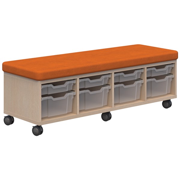 AKO SIT AND STORE REFINED OAK AND ASHCROFT ORANGE Hewsons Office ...